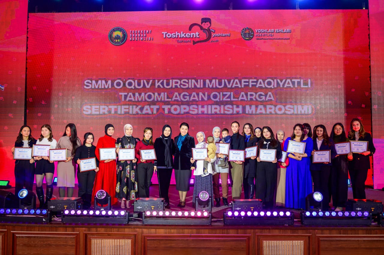 “Toshkent yoshlarni sevadi” oyligida o‘tkazilgan tanlovlar g‘oliblari ... “Toshkent yoshlarni sevadi” oyligida o‘tkazilgan tanlovlar g‘oliblari ...